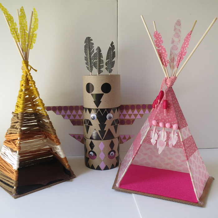 Indian spirit#2, le tipi – All Mad(e) Here – Blog de loisirs créatifs ...